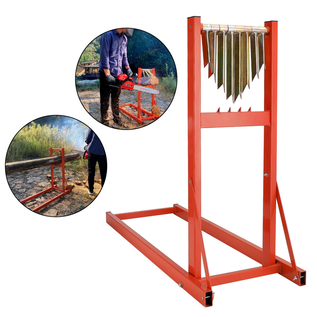 Log Stand Chainsaw,Log Cutting Stand,Bench Wood Folding Saw Heavy Duty ...